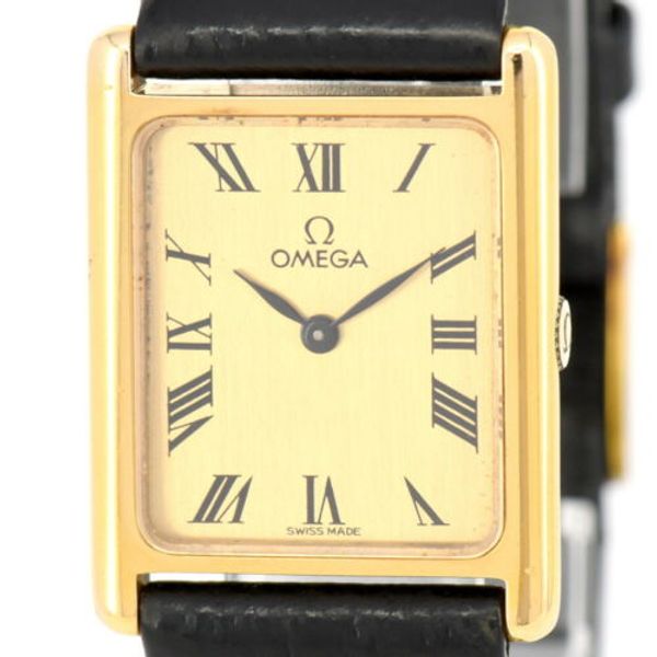 Auth OMEGA 511.0404 Cal.625 GP/Leather Hand-winding Men's Watch E#83766 ...