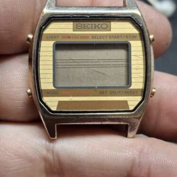 Seiko Digital Gold Tone Vintage 1970s Quartz Mens Retro Watch | WatchCharts Marketplace