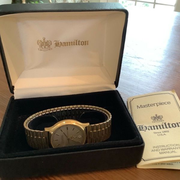 Vintage Hamilton Masterpiece 9812 Masonic Watch Limited Edition 138 of ...
