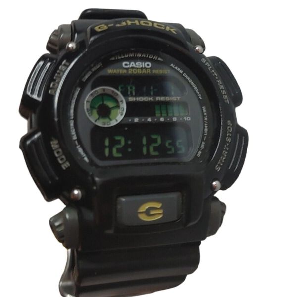 Casio G Shock DW 9052 Digital Chrono Alarm Timer Illuminator 20 Bar WR ...