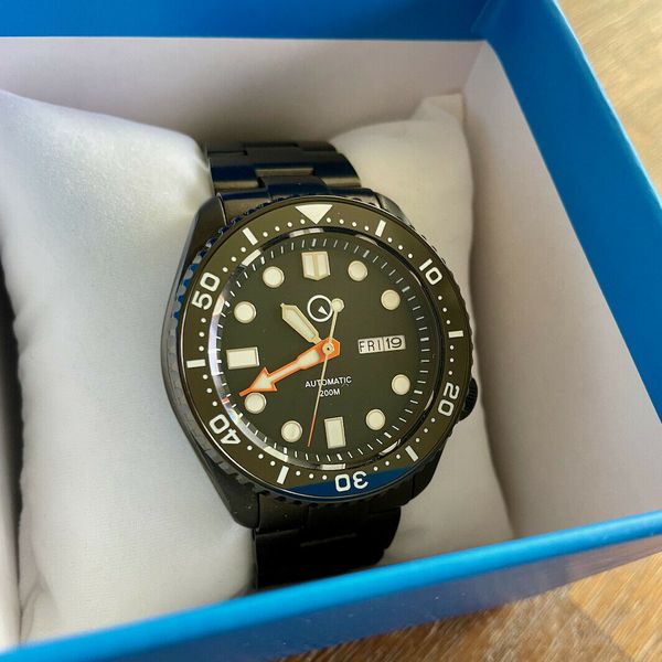 ISLANDER ISL-34 43MM Case, Black Dial, NH36, Automatic Dive Watch ...