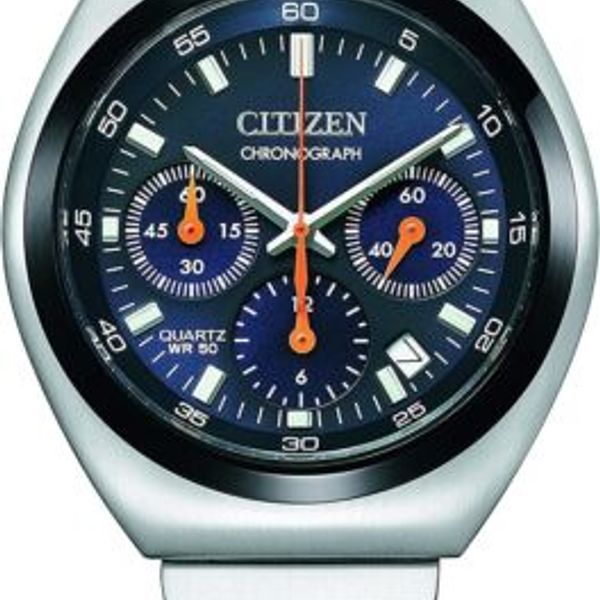 Citizen RECORD LABEL TSUNO CHRONO AN3660-81L Watch Men's Black ...