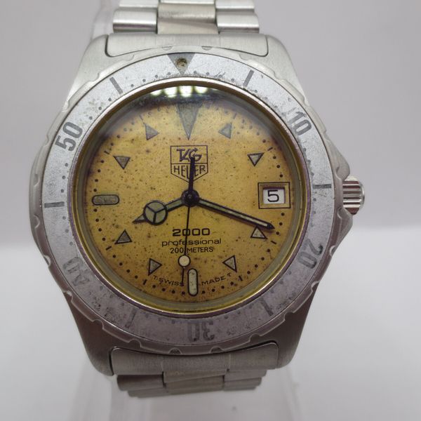 VINTAGE TAG HEUER 2000 SERIES STAINLESS STEEL QUARTZ FULLSIZE MENS WATCH | WatchCharts Marketplace