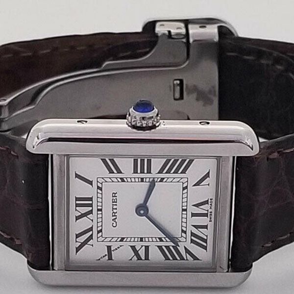 Cartier Tank Solo Stainless Steel Watch Reference 2716 | WatchCharts ...