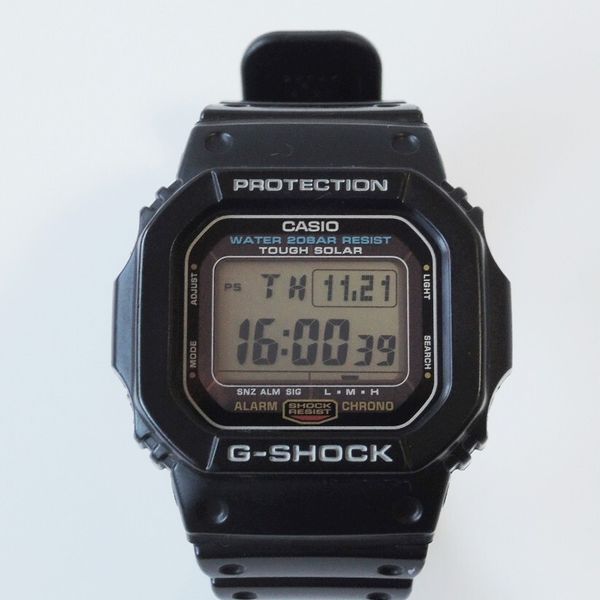 CASIO G-SHOCK G5600E-1JF Black Tough Solar Men's Watch Digital Shock ...