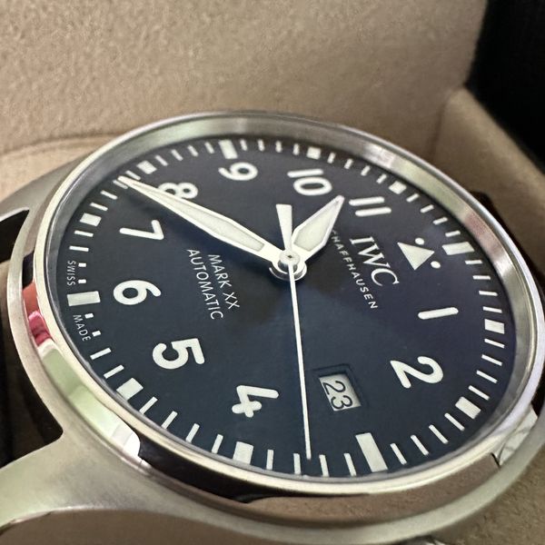 [£3,999 GBP] IWC pilots MK XX. Black dial + unopened additional IWC ...