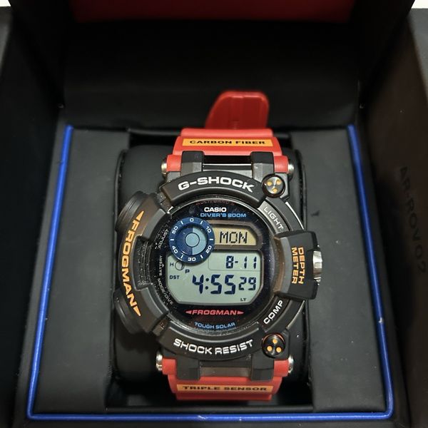 CASIO G-SHOCK FROGMAN Antarctic Research ROV GWF-D1000ARR-1DR Solar Red ...