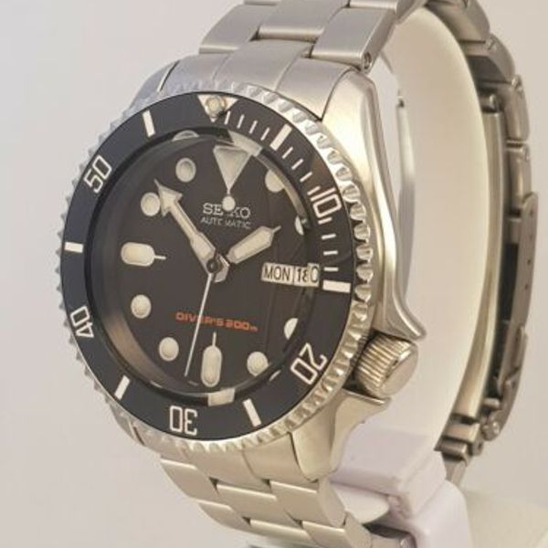 SEIKO SKX007 SUPER MOD BLUE LUME BG-W9 SAPPHIRE CERAMIC SUB SUPER ...