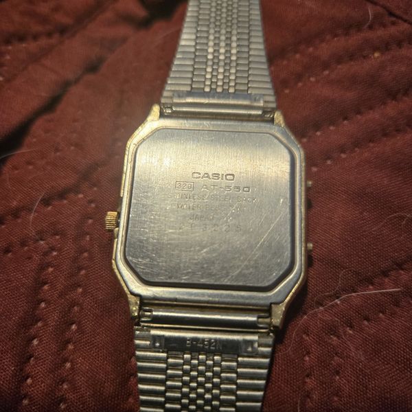 Casio Vintage Analog Digital Watch Ultra Rare Touch Screen Calculator ...