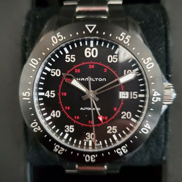 Hamilton Khaki Aviation Pilot GMT Automatic H76755135 | WatchCharts
