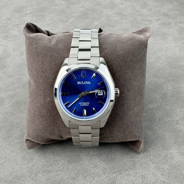 Bulova Men's Surveyor Classic Automatic Blue Dial 42mm Watch 96B436 ...