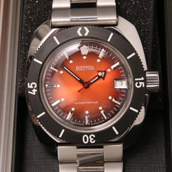 [WTS] Vostok Amphibia SE 710B44S Icebreaker orange w/ strap and ...