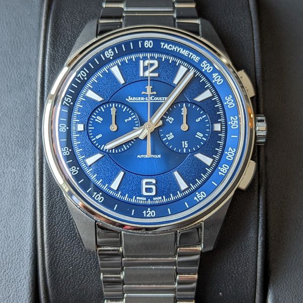 [$9,500 USD] Jaeger LeCoultre JLC Polaris Chronograph Blue Dial on ...