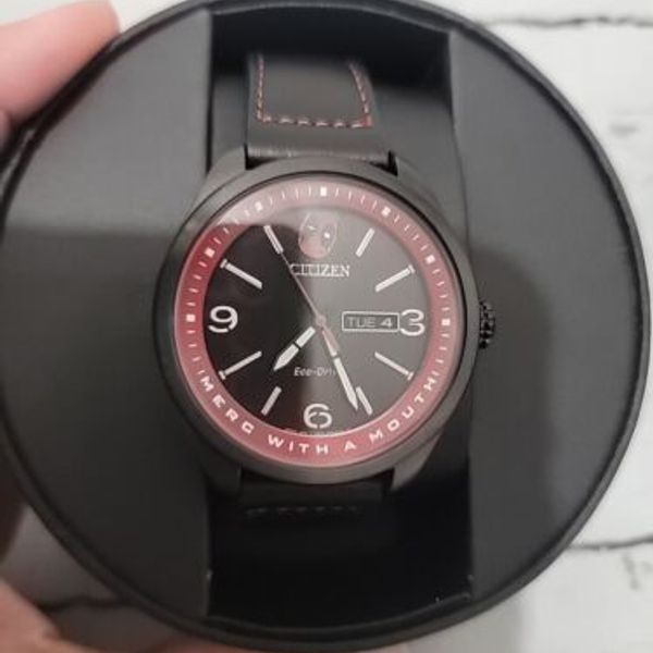 CITIZEN x MARVEL Limited Edition Men's Watch Analog Round Eco-Drive ...