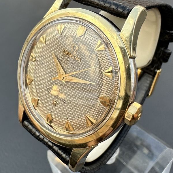 OMEGA Constellation 2852 12 SC Gold Filled Watch w/ Guilloche Dial ...