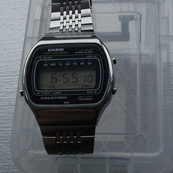 vintage casio casiotron 46CS-29 from 1977 fully working | WatchCharts