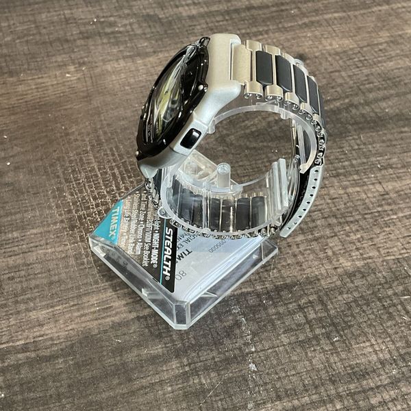 VTG Timex Stealth Indiglo 87137 Water Resistant 100 M Watch ...