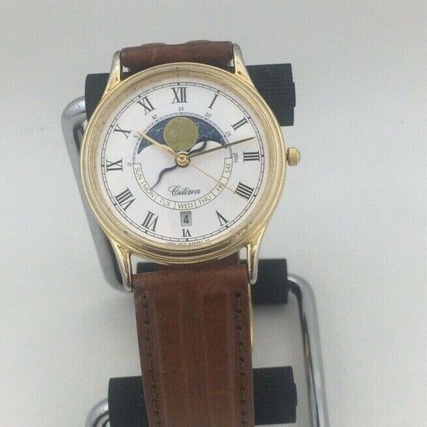 Mens Citizen 2870-268393 Moon Phase Quartz Watch | WatchCharts