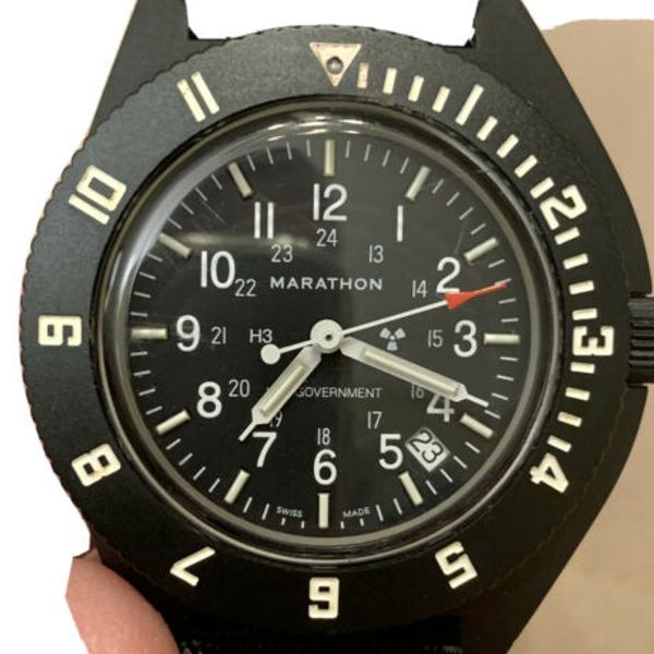 marathon navigator watch With Date & Tritium Illimanation H3 ...
