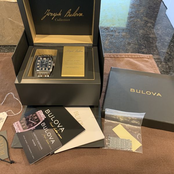FS: Bulova Banker 96B330 Ltd Ed Joseph Bulova Collection | WatchCharts ...