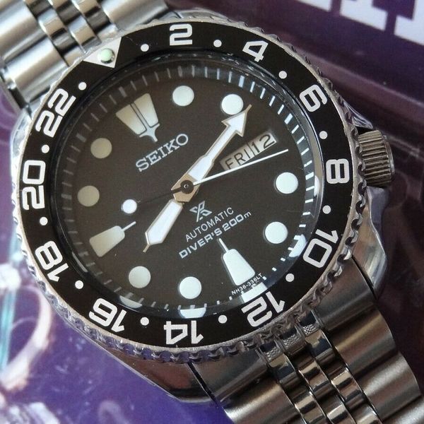 GENTS MENS RARE MODDED SEIKO SCUBA DIVERS 200M SKX399 SN370515 PRO ...
