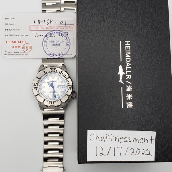 [WTS] Heimdallr Snow Monster V2, Snowflake Dial, Seiko NH35 Movement ...