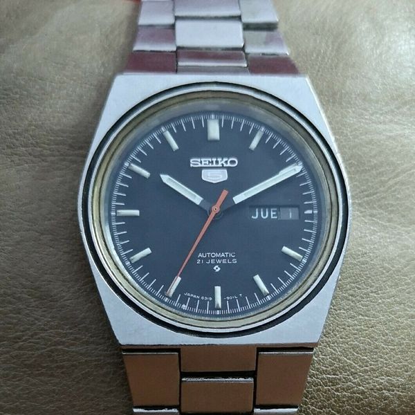 SEIKO 6319-9000 AUTOMATIC VINTAGE 70's RARE 21J JAPAN WATCH ...