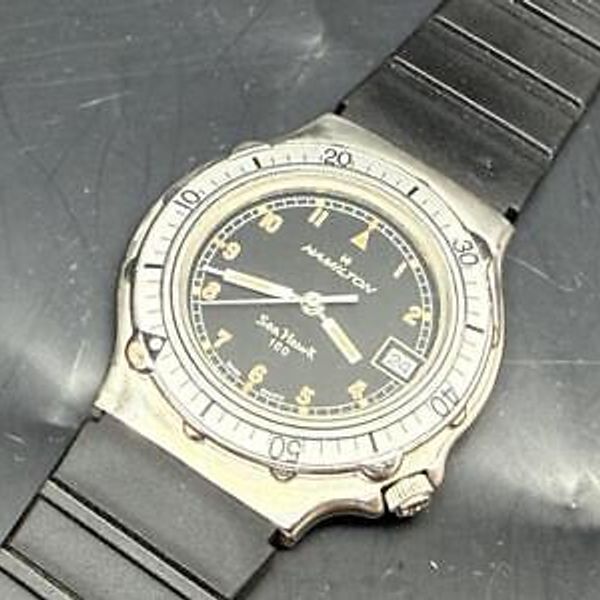 Vintage Hamilton Sea Hawk 100 Skin Diver Watch | WatchCharts Marketplace