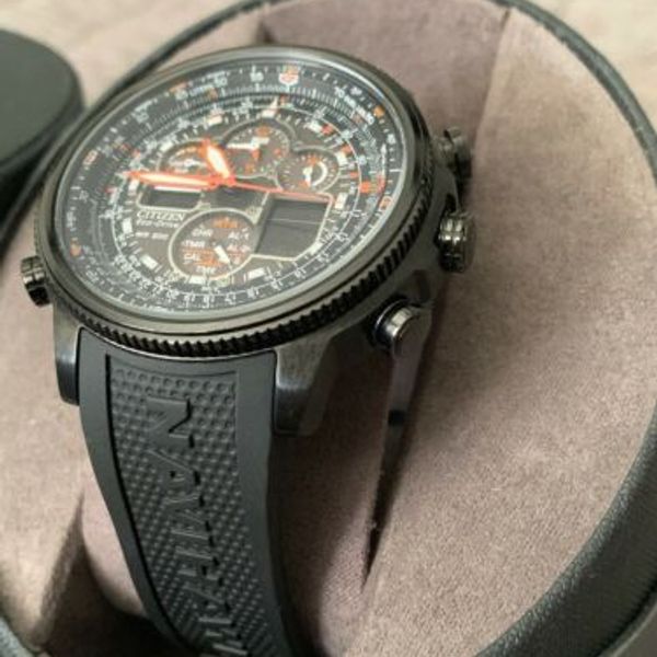 Used Citizen Promaster Navihawk A-T Eco Drive Black Dial Men's Watch ...