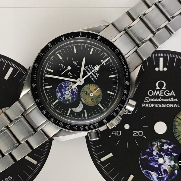 SOLD Omega Speedmaster Professional "From the Moon to Mars" Prototype / Sample Dial “Luna ...