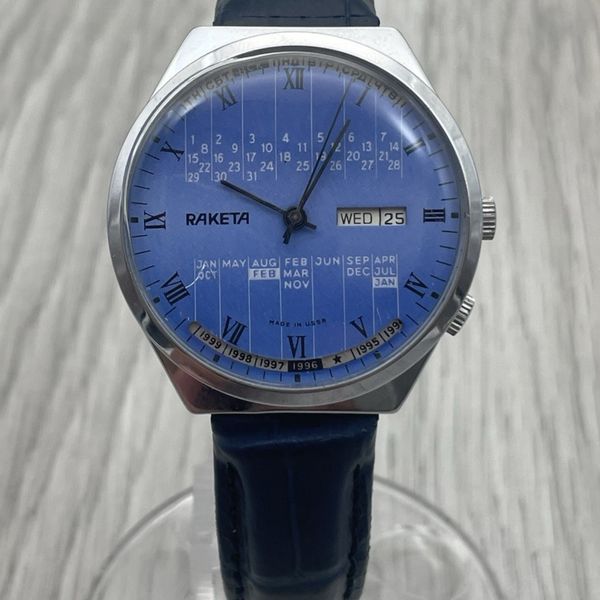 NOS!!! USSR Soviet Watch Raketa College Perpetual Multi Year Calendar | WatchCharts Marketplace