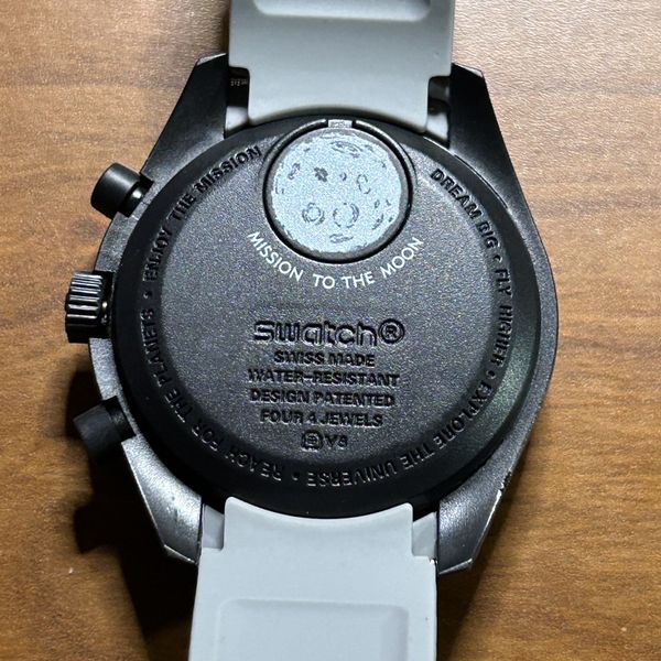 Mission To moon (darkside) - Moonswatch - NEW SWATCH BATTERY and ...