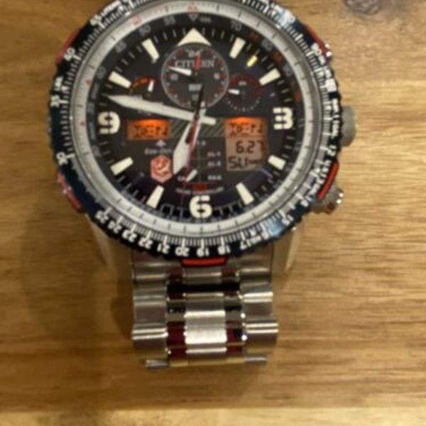CITIZEN PROMASTER SNOWBIRDS SKYHAWK A-T ECO-DRIVE PILOT WATCH AVIATOR ...