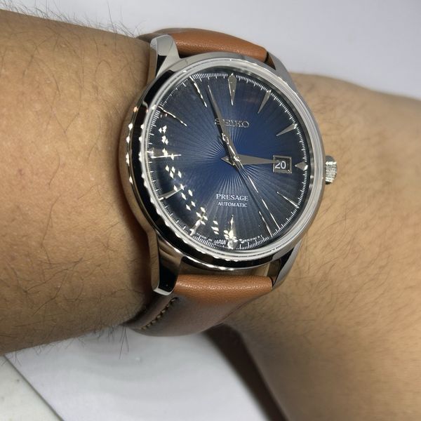 Seiko Presage Cocktail Time Automatic NH35 Movement Blue/silver ...