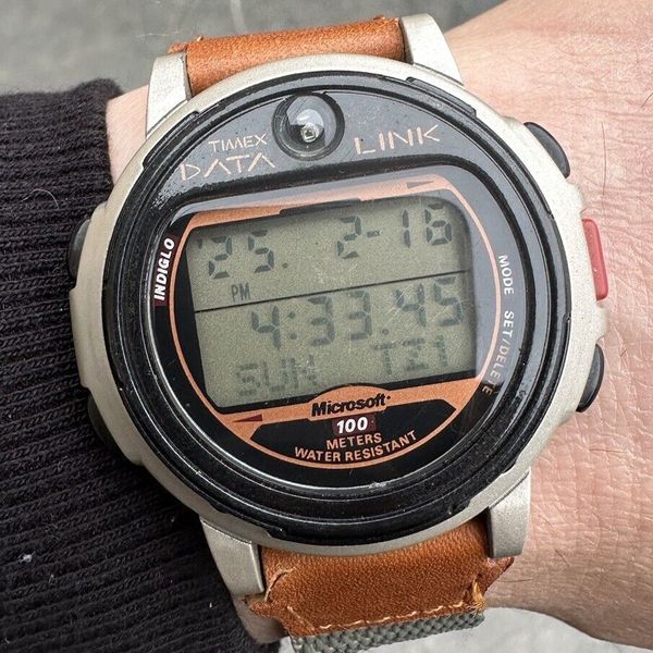 RARE Vintage Timex Data Link Digital Watch | WatchCharts Marketplace