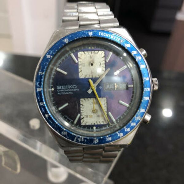 SEIKO Speed Timer BLUE KAKUME 6138-0040 + PLEASE READ+ | WatchCharts
