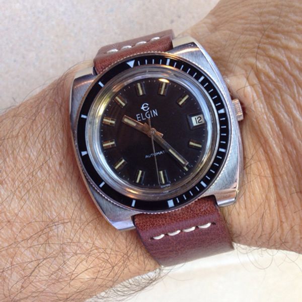 FS: Elgin 70s Swiss Diver $400 | WatchCharts Marketplace