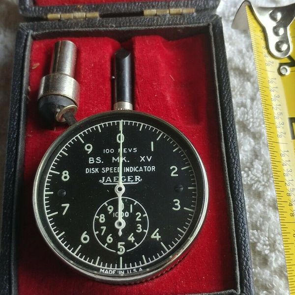 JAEGER LECOULTRE Watch Co MK U.S.A.F. USN Disk Speed Indicator ...