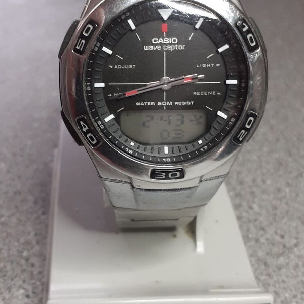 Mens Casio Watch. Wave ceptor Model WVA-105H | WatchCharts Marketplace