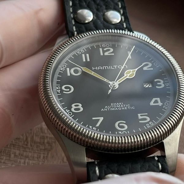 Vintage Hamilton Khaki Automatic Antimagnetic Gents Swiss Watch ...
