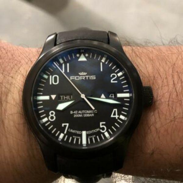 Fortis B42 Flieger Black Limited Edition | WatchCharts Marketplace