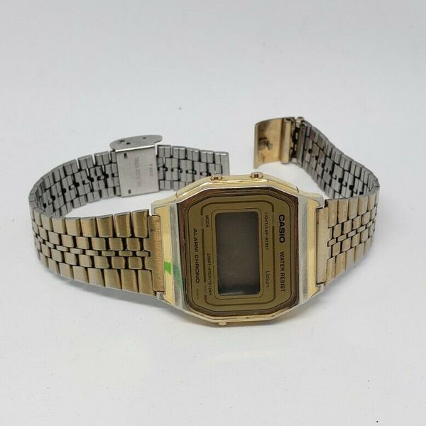 Vintage 1989 Casio A-155W (587) Japan C Alarm Chrono 33mm Digital Watch ...