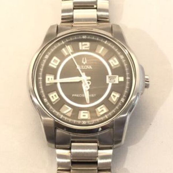 Bulova C877649 Precisionist Stainless Steel Gents Watch c877649! Sharp ...