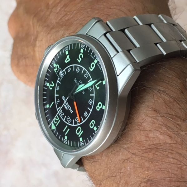 FS: Fortis Fleiger GMT 596.10.148.1 | WatchCharts Marketplace