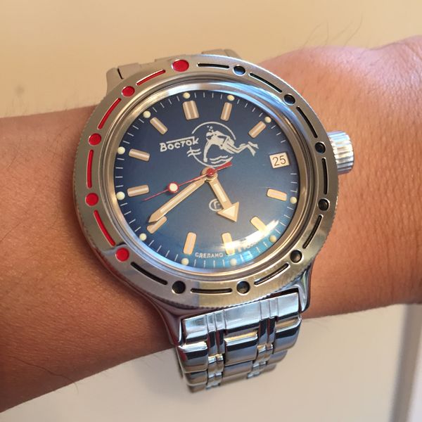 SOLD: Vostok Amphibia / Amphibian Blue Scuba Dude, Model #420059 ...