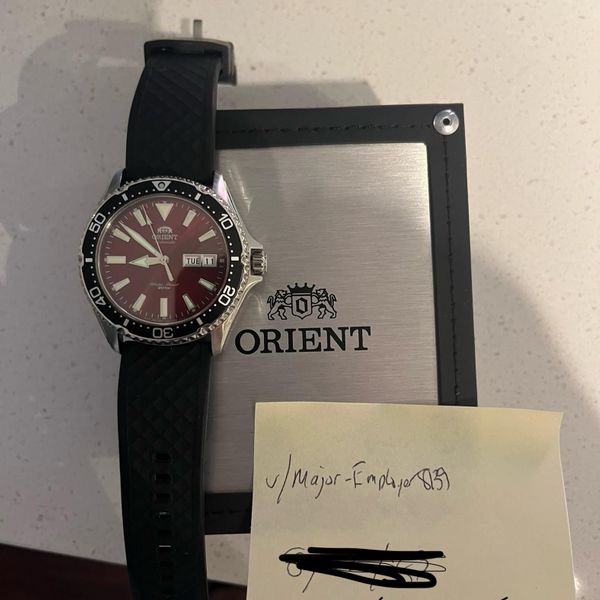 [WTS] Orient Kamasu Red Dial | WatchCharts Marketplace