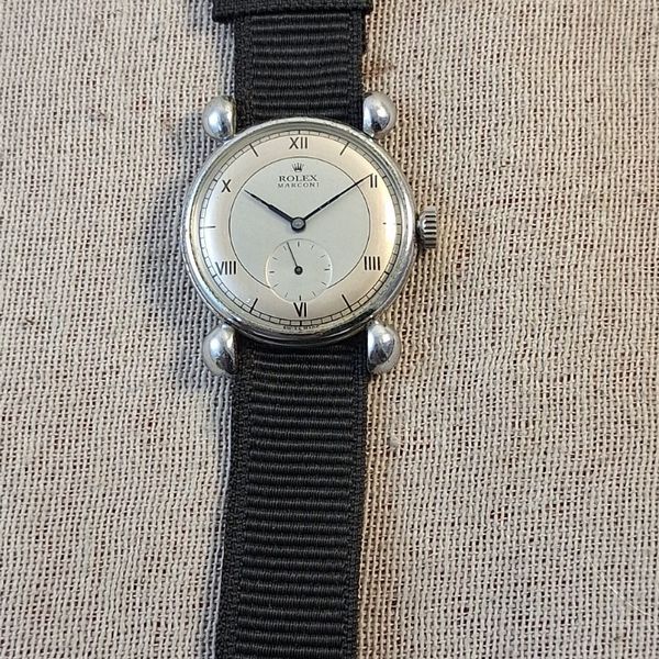 RARE VINTAGE MEN'S watch ROLEX MARCONI , WORK VERY WELL, ART DECO ...