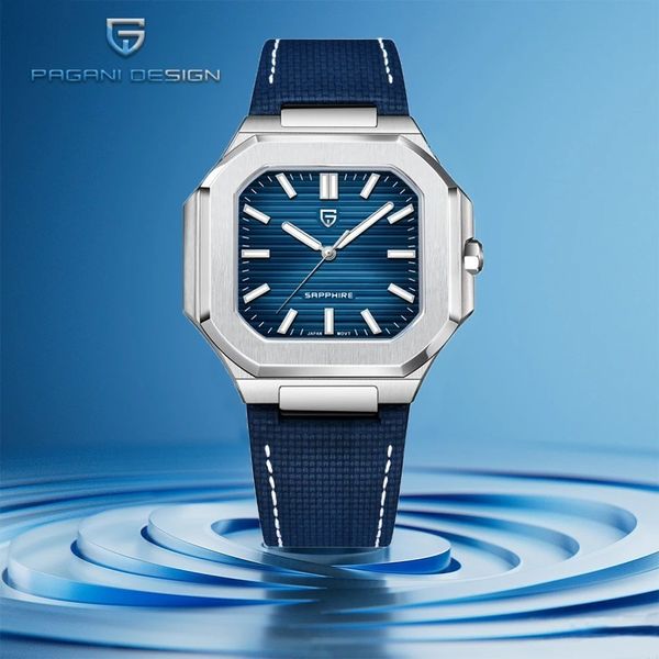 PAGANI DESIGN PD-YS019 2025 Business Luxury Quartz Square Watch for Men ...