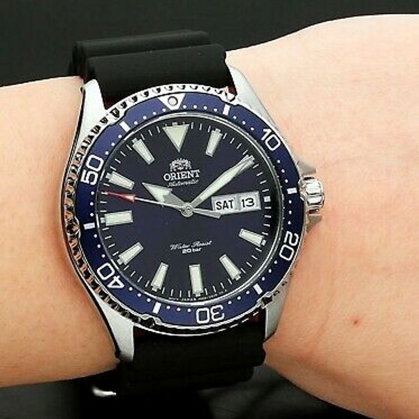 Orient Men's Mako III Automatic RA-AA0006L19B kamasu Diver 20 ATM NEW ...