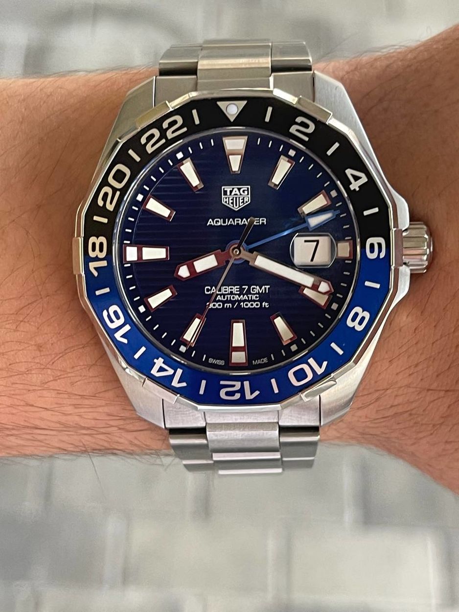 FSOT: TAG Heuer AQUARACER Aquaracer Caliber 7 WAY201T Men s Automatic ...